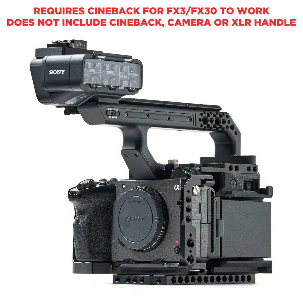 XLR Handle Extension Kit for CineBack