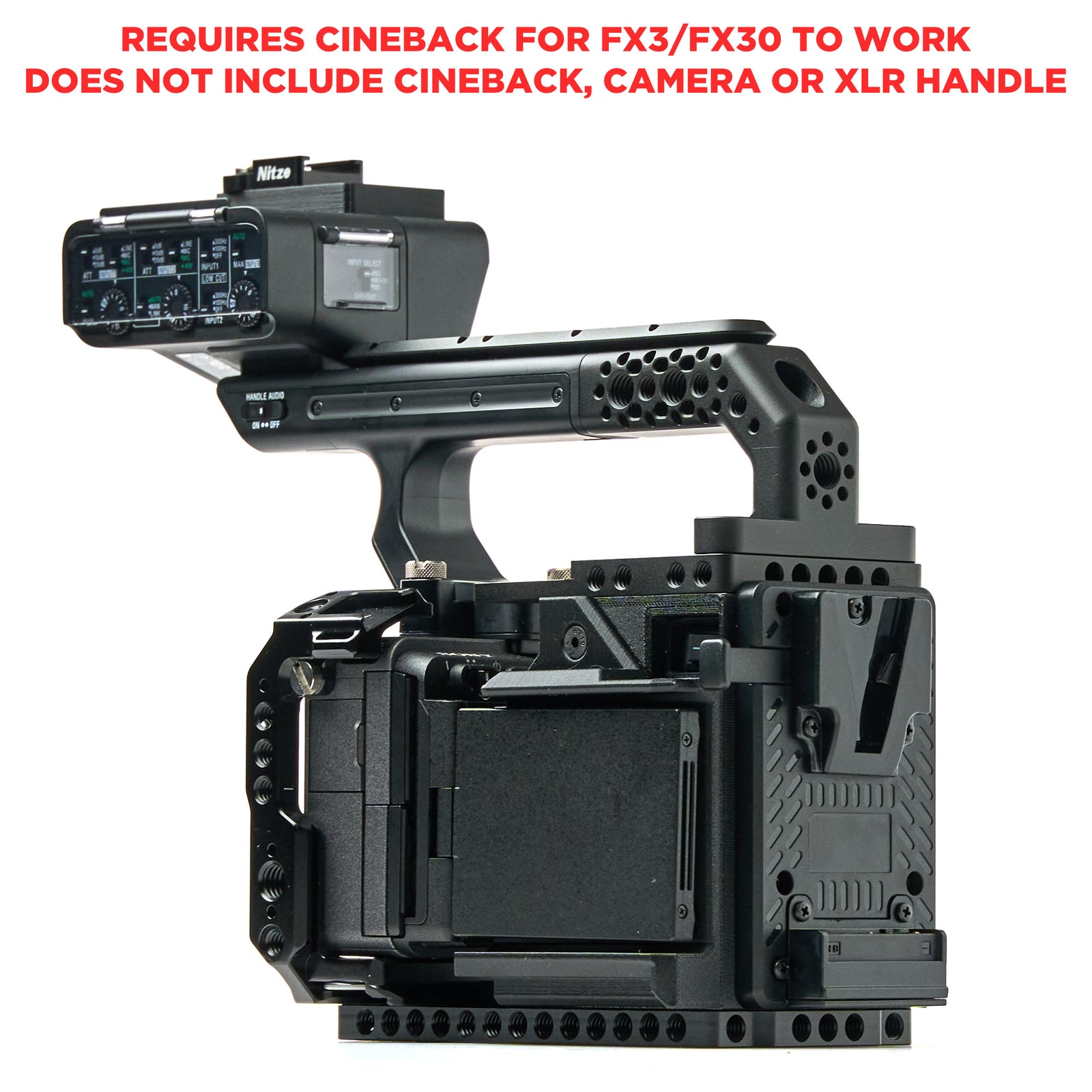 XLR Handle Extension Kit for CineBack